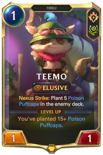 Teemo :: Legends of Runeterra Card :: RuneterraFire