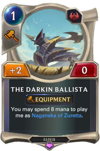The Darkin Ballista :: Legends of Runeterra Card :: RuneterraFire