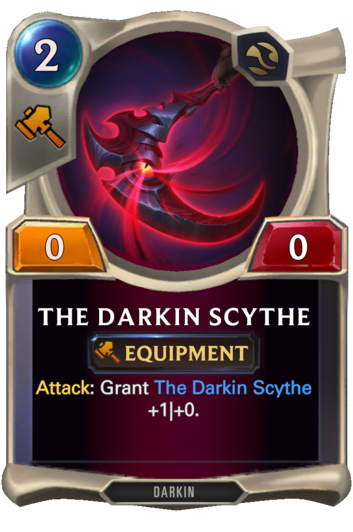 The Darkin Scythe :: Legends of Runeterra Card :: RuneterraFire