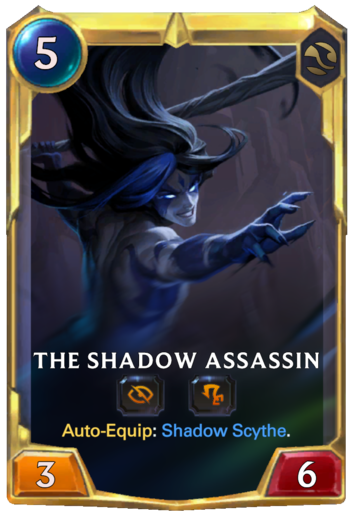 The Shadow Assassin :: Legends of Runeterra Card :: RuneterraFire
