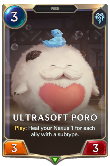 Ultrasoft Poro :: Legends of Runeterra Card :: RuneterraFire