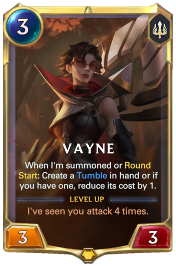 Vayne :: Legends of Runeterra Card :: RuneterraFire