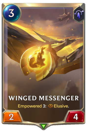 Winged Messenger :: Legends of Runeterra Card :: RuneterraFire