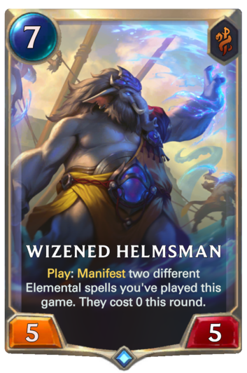 Wizened Helmsman :: Legends of Runeterra Card :: RuneterraFire