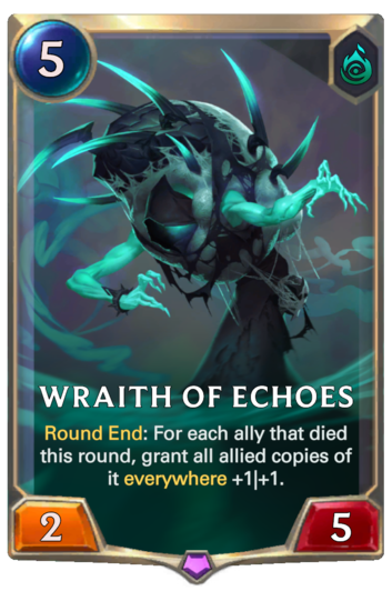 Wraith of Echoes :: Legends of Runeterra Card :: RuneterraFire