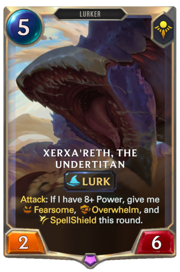 Xerxa'reth, The Undertitan :: Legends of Runeterra Card :: RuneterraFire