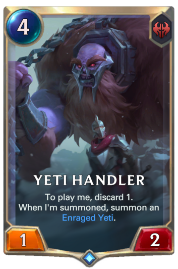 Yeti Handler :: Legends of Runeterra Card :: RuneterraFire