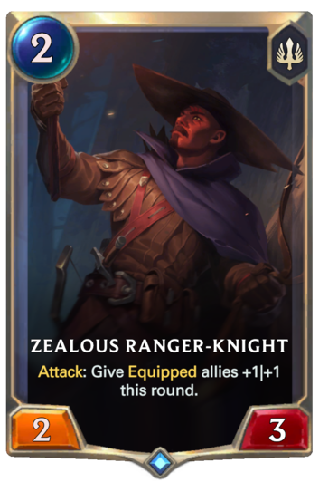 Zealous Ranger-Knight :: Legends of Runeterra Card :: RuneterraFire